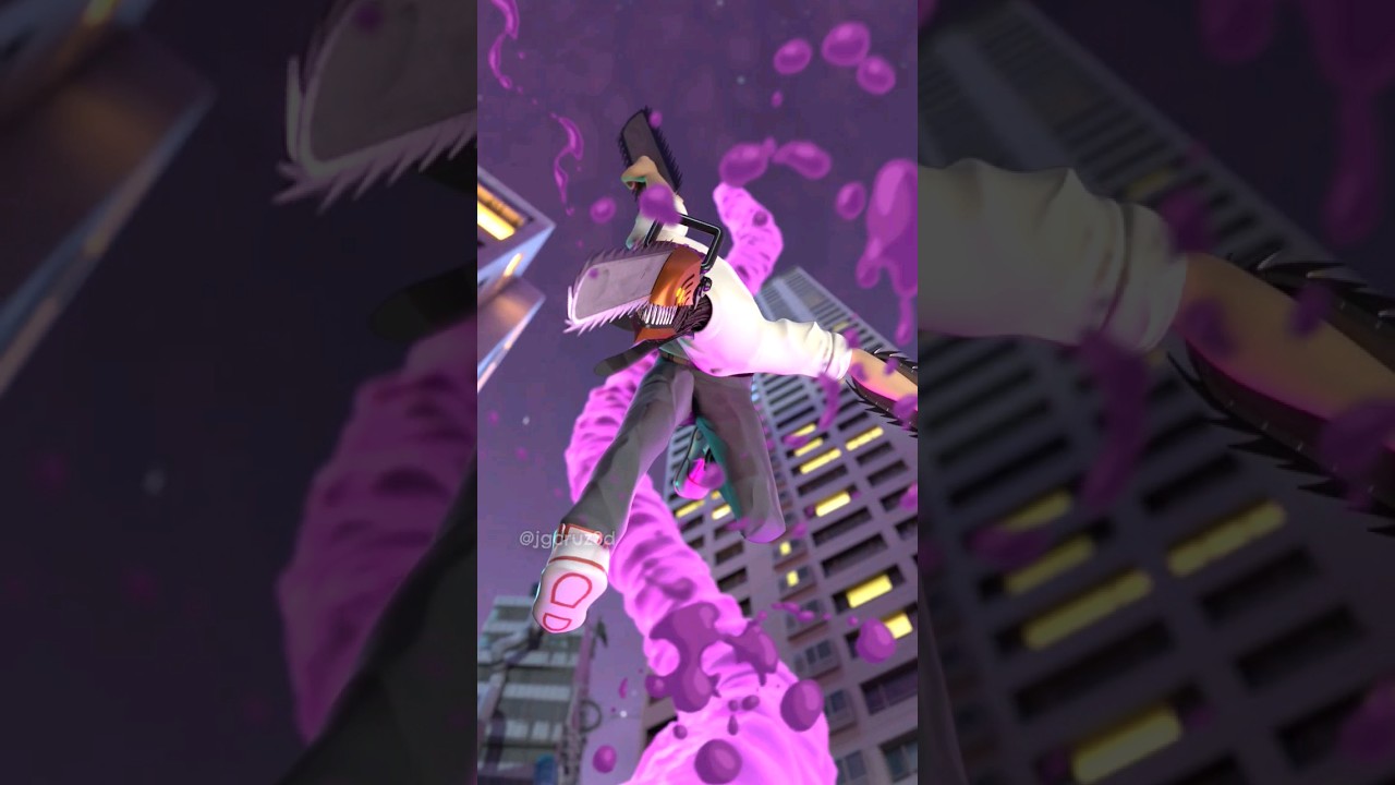 I spent 2 weeks making 24 second of 3d animation – Chainsaw man ...